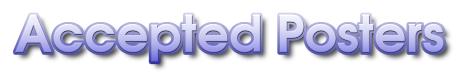 Accepted Posters